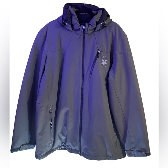 Spyder | Jackets & Coats | Grey Spyder Mens Shell Thinsulate Jacket Us ...